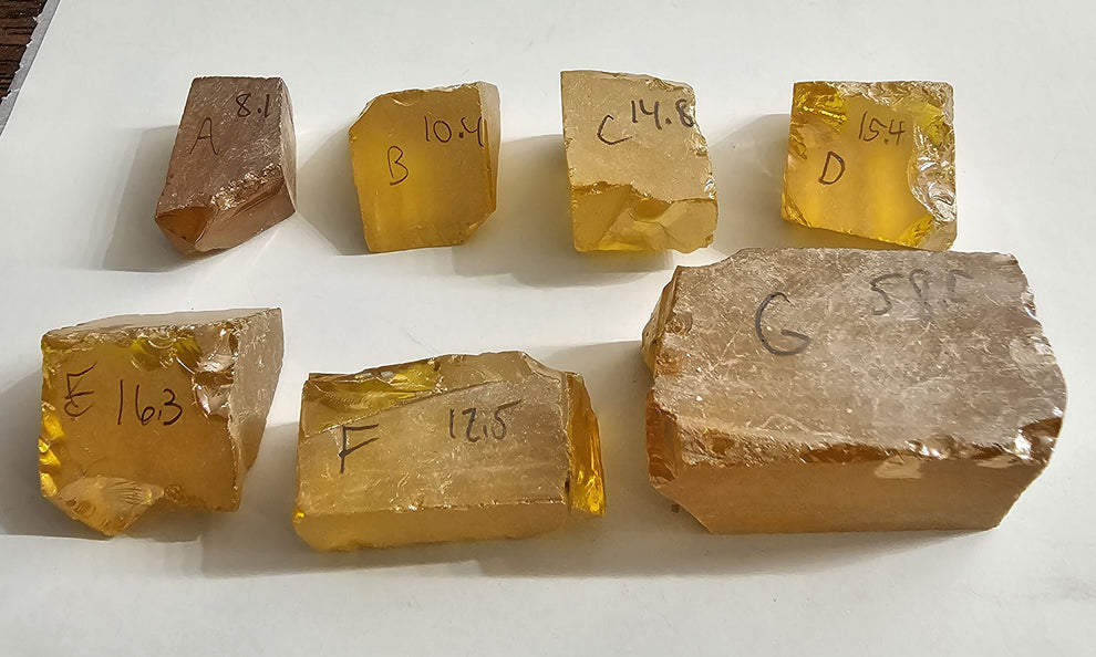 BGO20 Bismuth Germanate Facet Rough – Gems Of Science