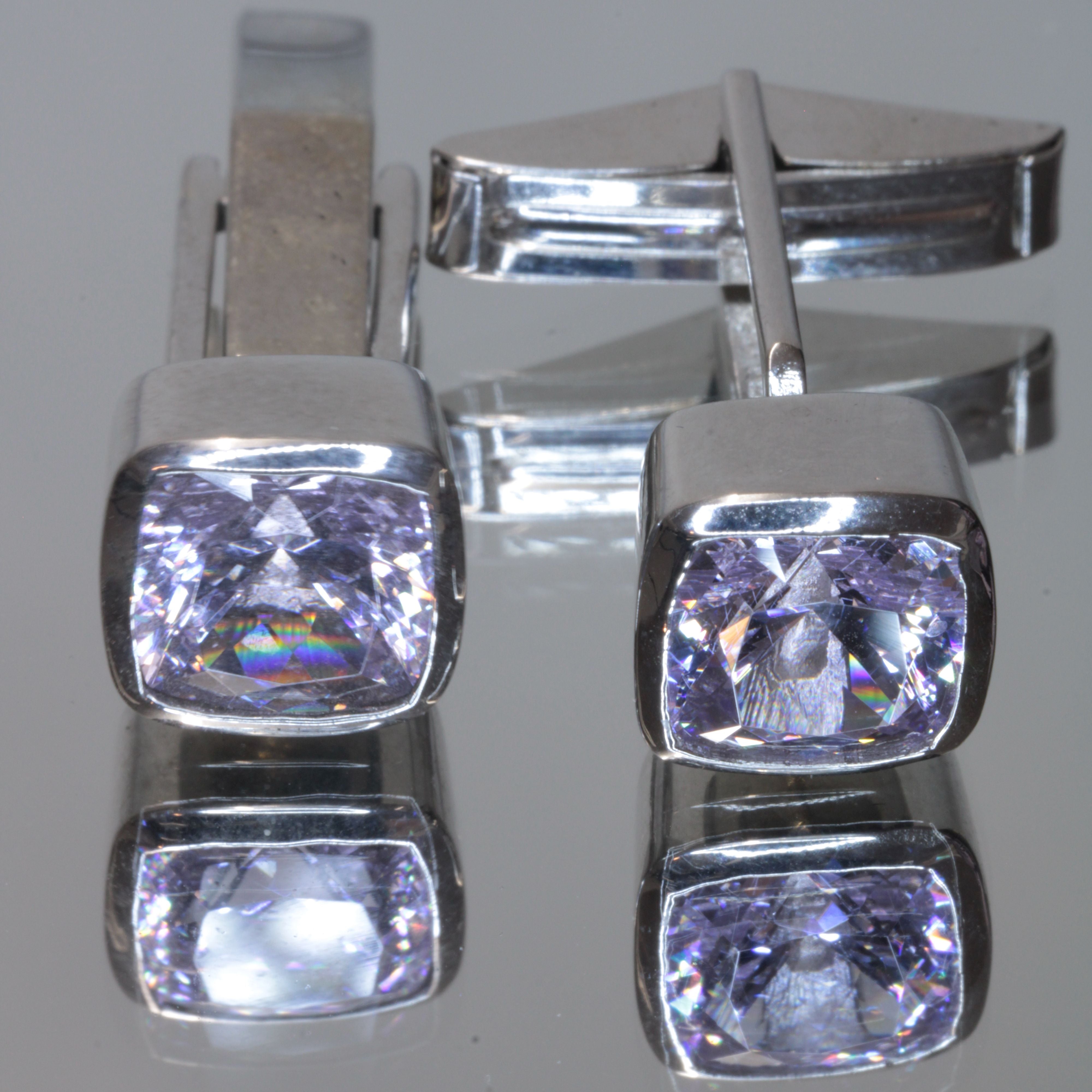 Pure Nd:YAG Jewelry, Violet Laser Garnet in Sterling Silver – Gems Of ...